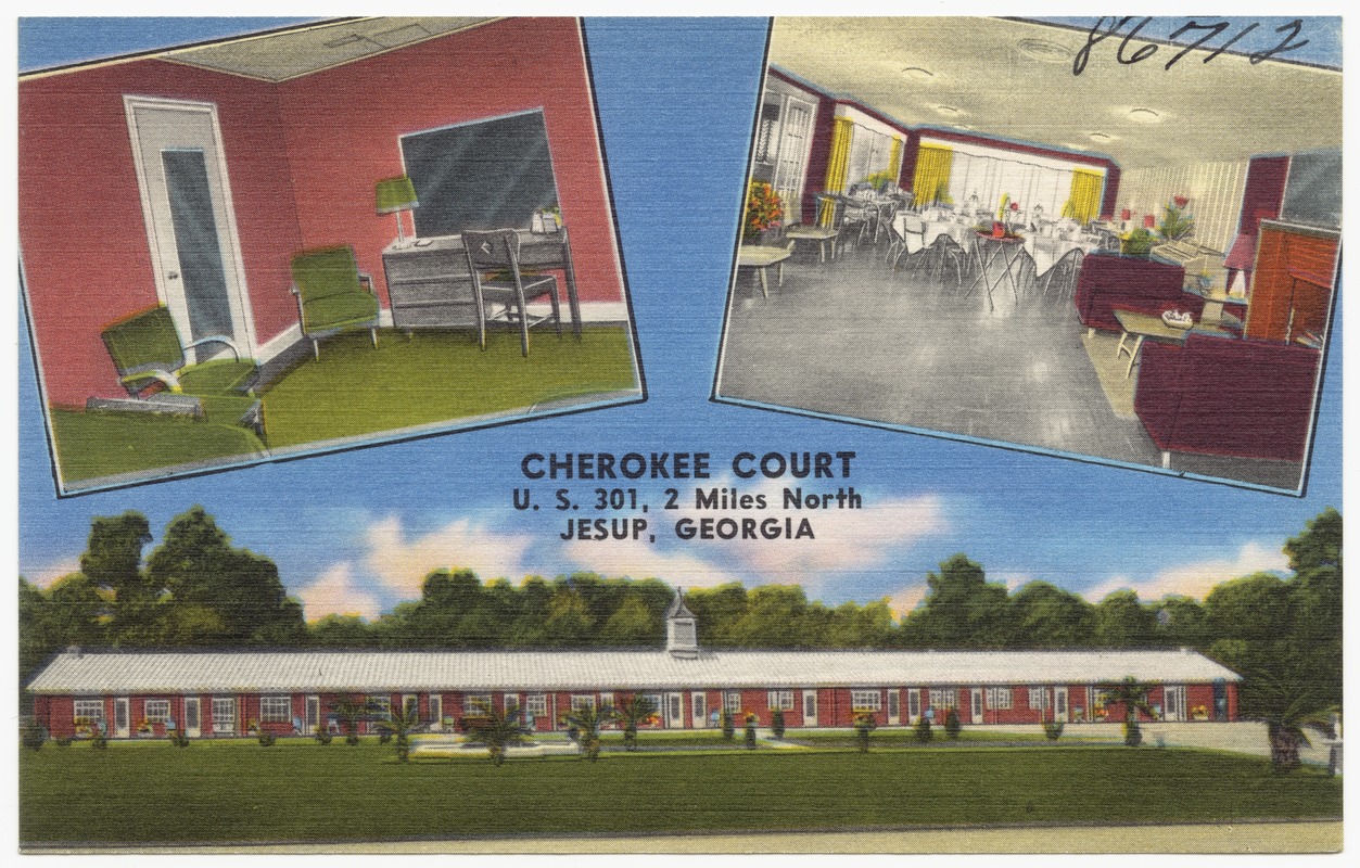 Cherokee Court, U. S. 301, 2 miles north, Jesup, Georgia - Digital ...