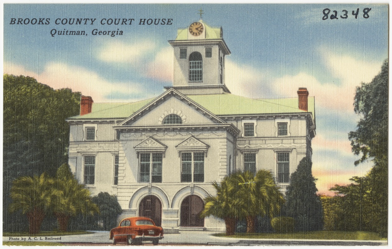 Brooks County Court House, Quitman, Georgia - Digital Commonwealth