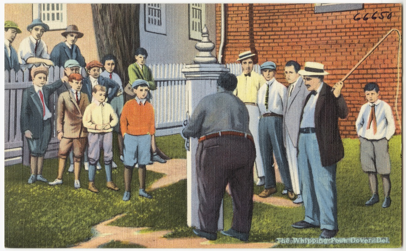 The whipping post, Dover, Del. - Digital Commonwealth