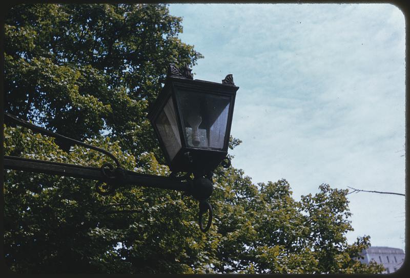 State House lamp post - Digital Commonwealth