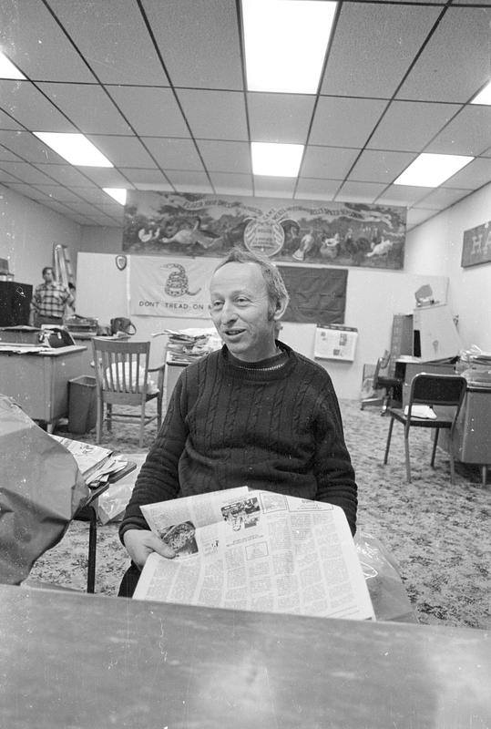 Harry German visits the Record office - Digital Commonwealth