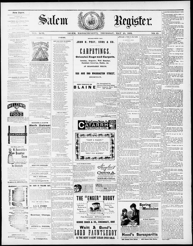 Salem Register. May 21, 1891 - Digital Commonwealth