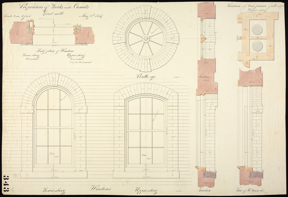 Grist mill. Windows - Digital Commonwealth