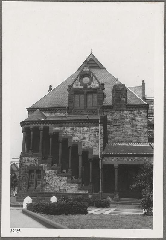 Trinity Church parish house, Copley Square, architect- H. H. Richardson ...