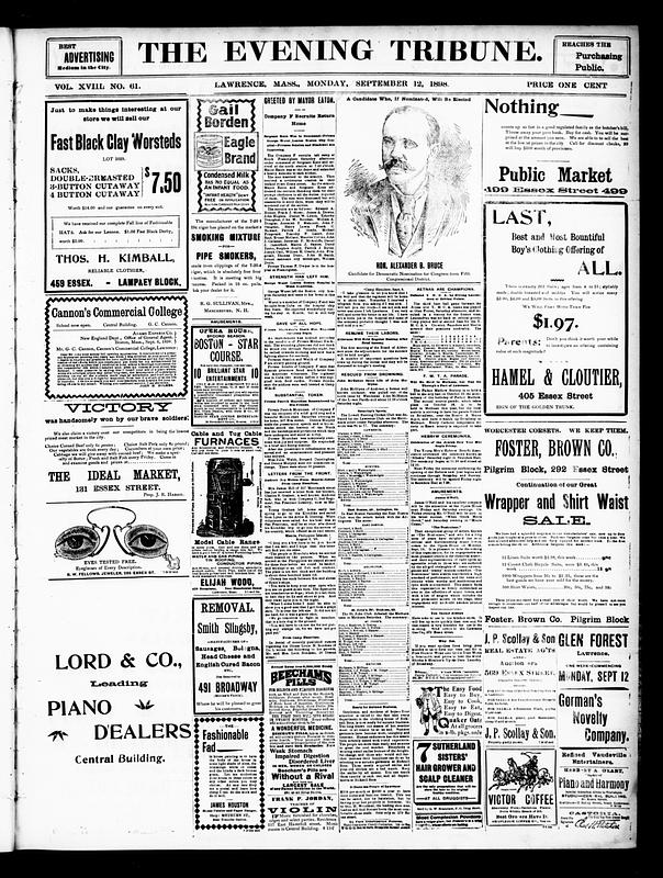 The Evening Tribune. September 12, 1898 - Digital Commonwealth