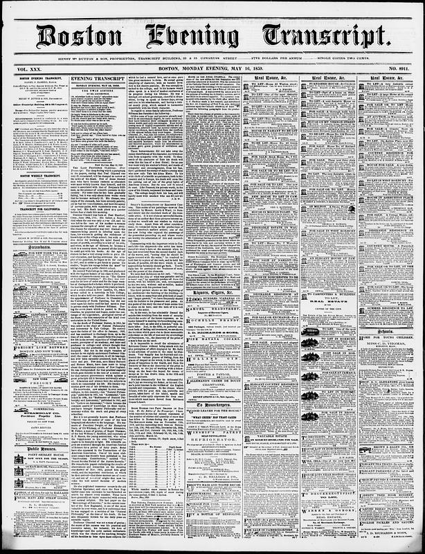 Boston Evening Transcript - Digital Commonwealth