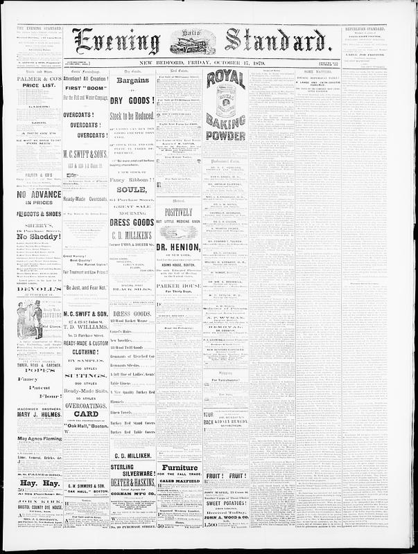 Evening Standard. October 17, 1879 - Digital Commonwealth