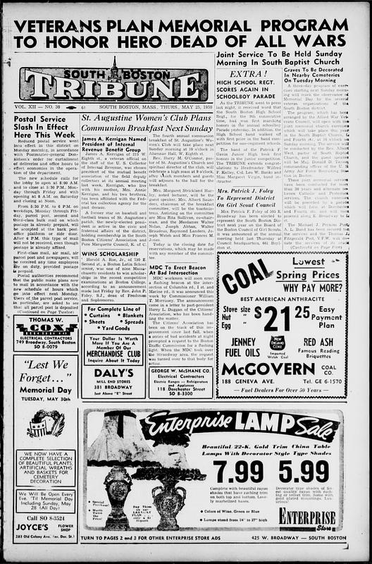 South Boston Tribune. May 25, 1950 - Digital Commonwealth