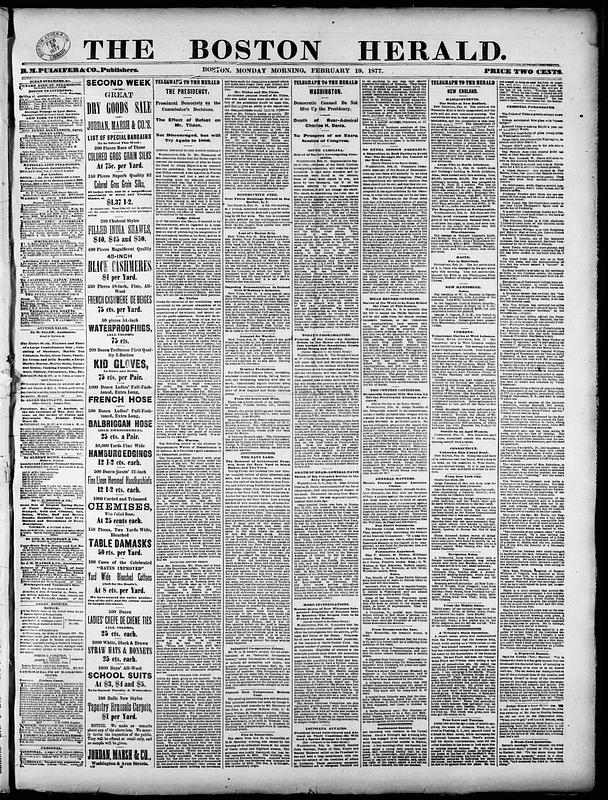The Boston Herald. February 19, 1877 - Digital Commonwealth