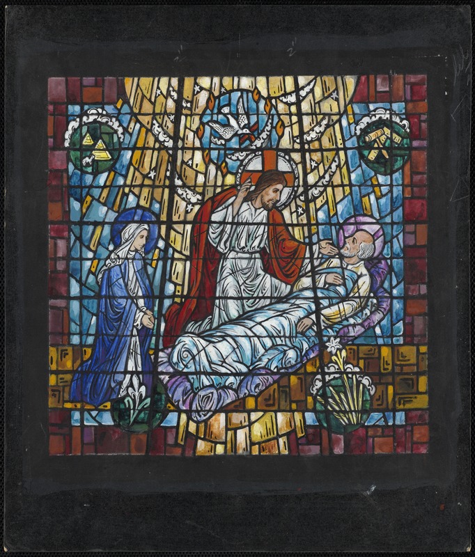 Saint Joseph on his death bed - Digital Commonwealth