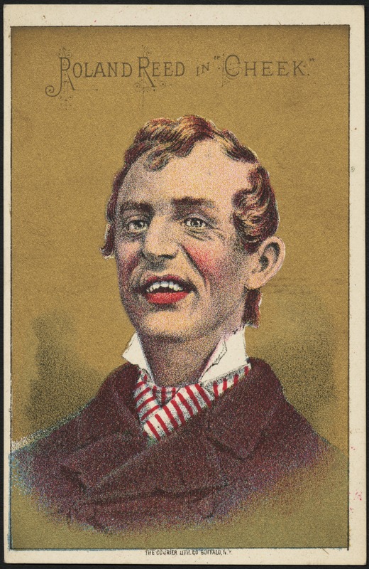 Roland Reed in "Cheek." - Digital Commonwealth