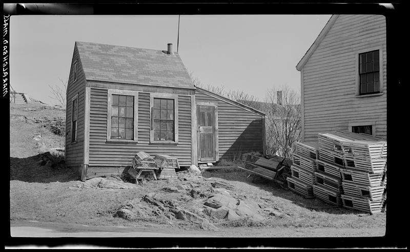 Fishermen's Shacks, Marblehead - Digital Commonwealth