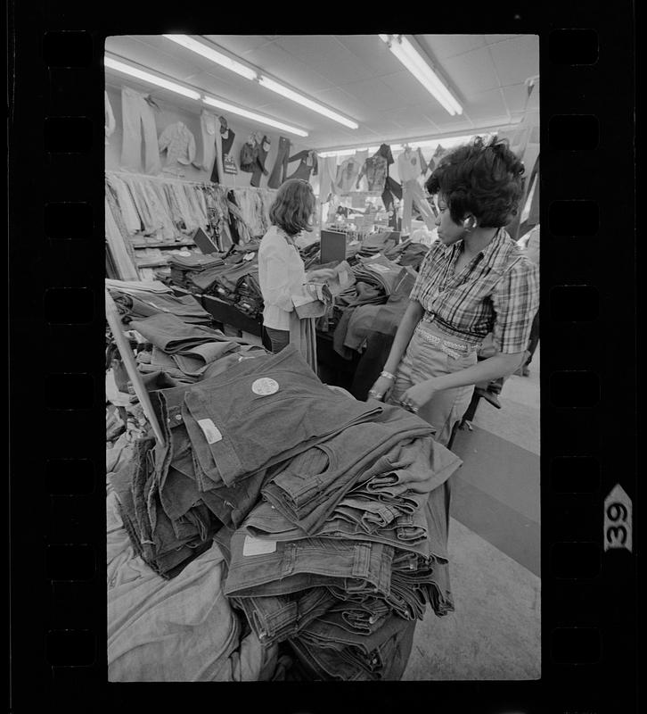 Discount blue jean shopping in Central Square, Cambridge - Digital ...