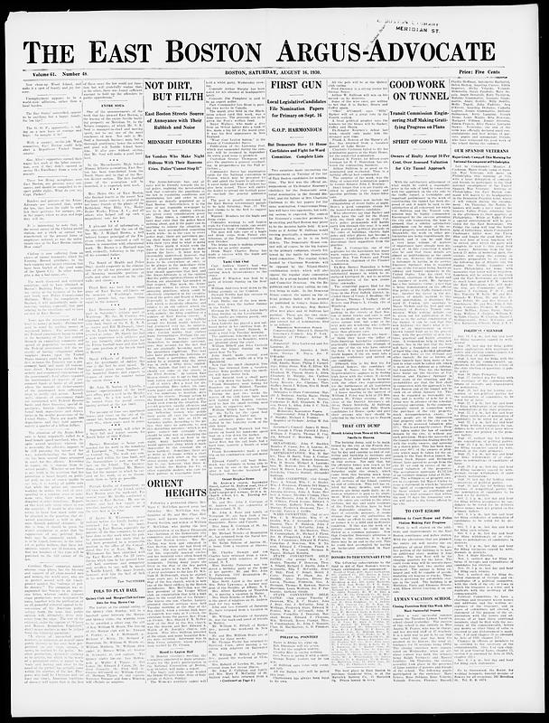 East Boston Argus-Advocate - Digital Commonwealth