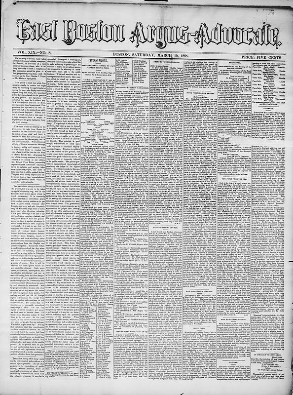 East Boston Argus-Advocate - Digital Commonwealth