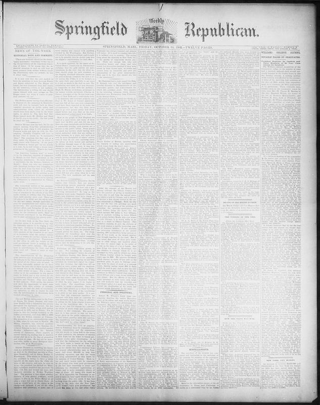 Springfield Weekly Republican - Digital Commonwealth