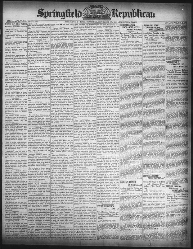 Springfield Weekly Republican - Digital Commonwealth