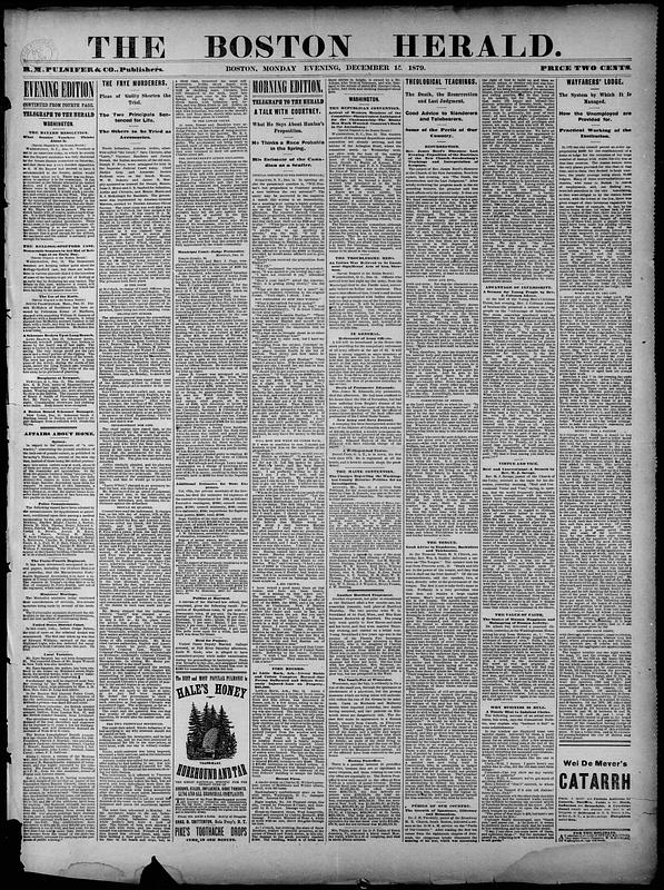The Boston Herald. December 15, 1879 - Digital Commonwealth