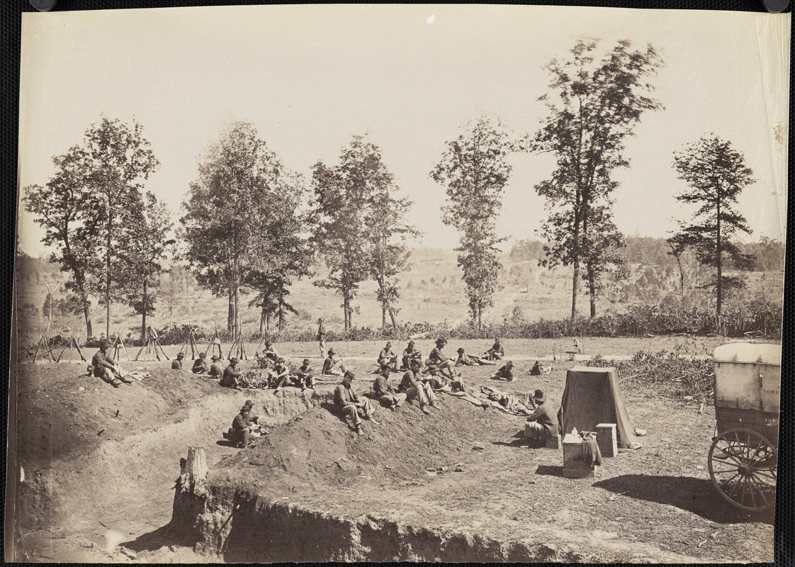 Picket Post in front of Atlanta, Georgia - Digital Commonwealth
