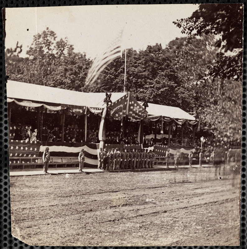 Reviewing Stand in Front of Executive Mansion [Grand Review] - Digital ...