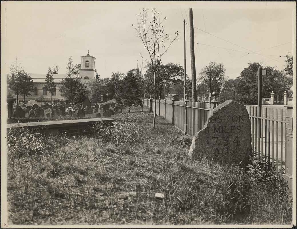 Old milestone - Digital Commonwealth