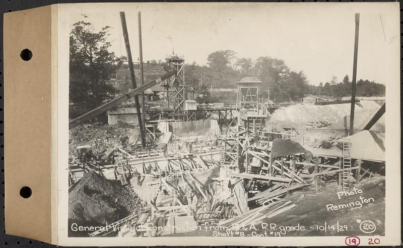 Contract No. 19, Dam and Substructure of Ware River Intake Works at ...