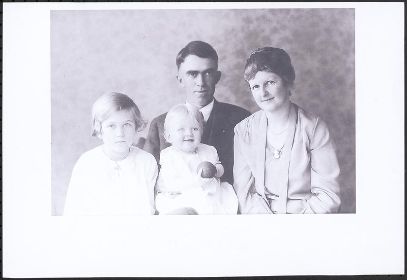 Howard and Esther Waite with their two daughters, Bertha and Shirley ...