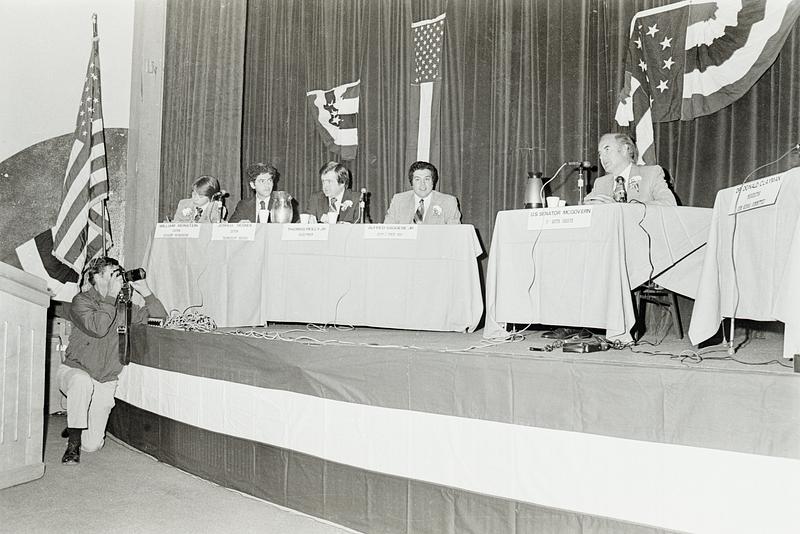 Senator McGovern at Winthrop High - Digital Commonwealth