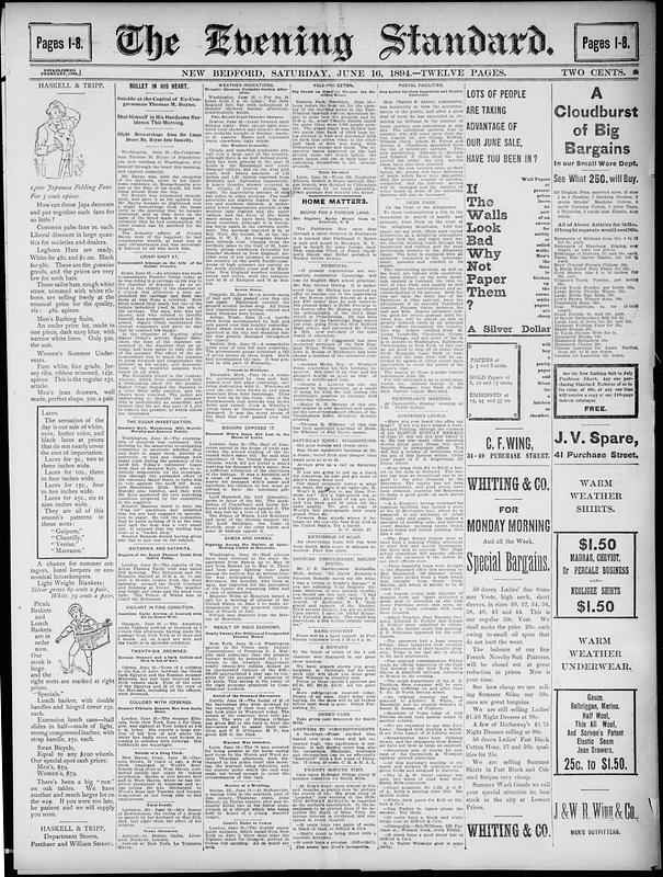 Evening Standard. June 16, 1894 - Digital Commonwealth
