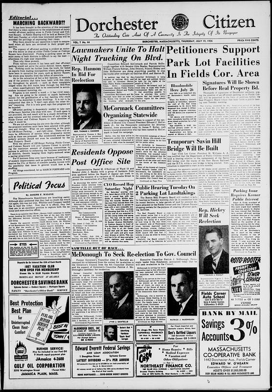 The Dorchester Citizen. July 19, 1956 - Digital Commonwealth