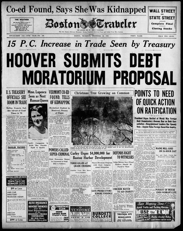 The Boston Traveler. December 10, 1931 - Digital Commonwealth