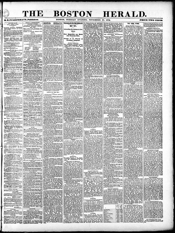 The Boston Herald. November 28, 1876 - Digital Commonwealth