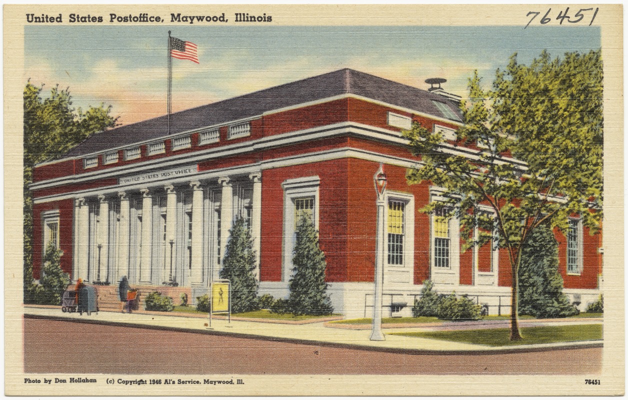 United States Postoffice, Maywood, Illinois - Digital Commonwealth