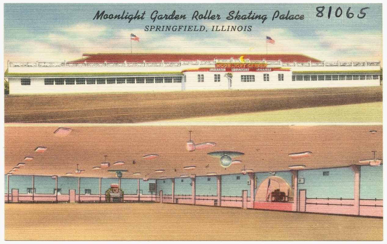Moonlight Garden Roller Skating Palace, Springfield, Illinois - Digital ...