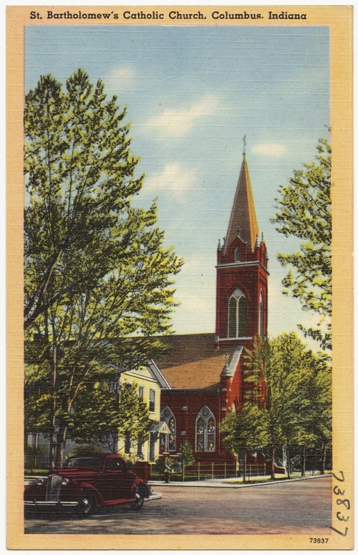 St. Bartholomew's Catholic Church, Columbus, Indiana - Digital Commonwealth