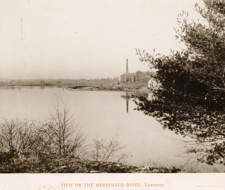 View on the Merrimack River, Lawrence - Digital Commonwealth