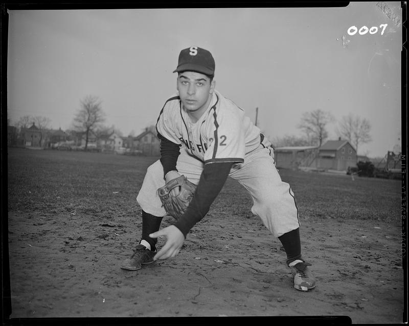 Springfield College baseball player - Digital Commonwealth