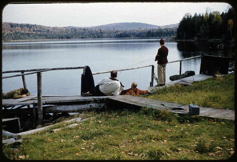 Southern Junior High Maine fishing trip, Sharkey, Lynch, Sharry, Kenney ...