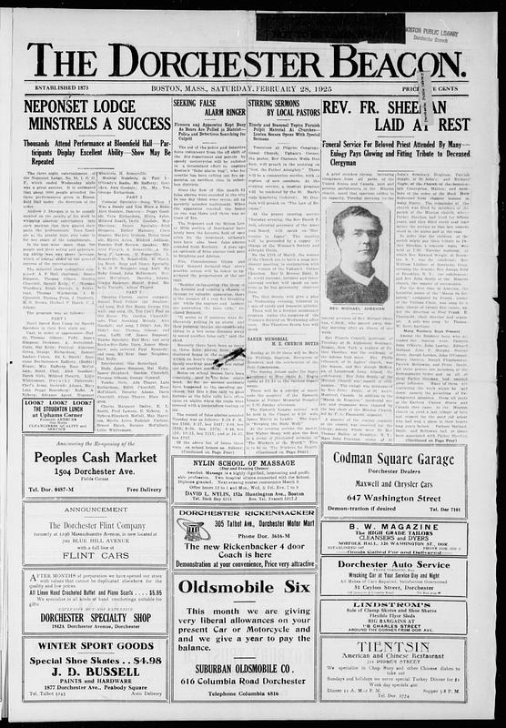The Dorchester Beacon, February 28, 1925 - Digital Commonwealth