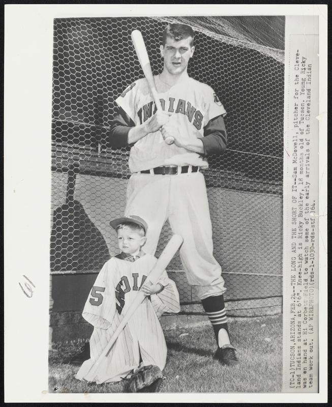 The Long and the Short of it--Sam McDowell, pitcher for the Cleveland ...