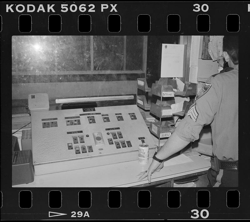 Control room, Salem Jail - Digital Commonwealth