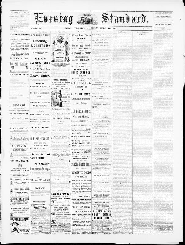 Evening Standard. July 14, 1879 - Digital Commonwealth