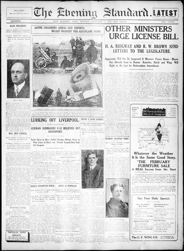 Evening Standard. February 01, 1915 - Digital Commonwealth