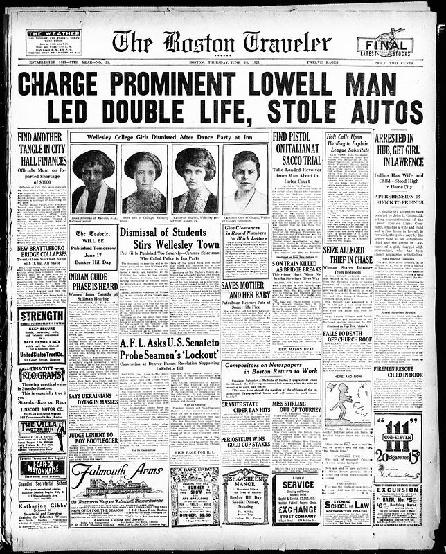 The Boston Traveler. June 16, 1921 - Digital Commonwealth
