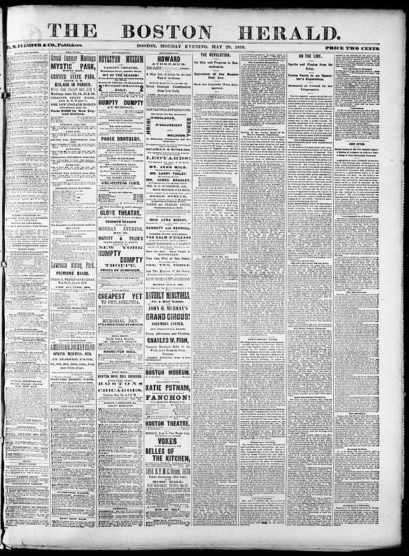 The Boston Herald. May 29, 1876 - Digital Commonwealth