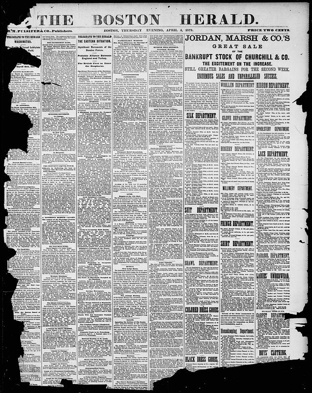 The Boston Herald. April 04, 1878 - Digital Commonwealth