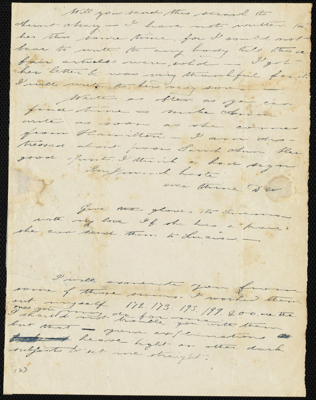 Partial letter from Debora Weston to Caroline Weston, [1837?] - Digital ...