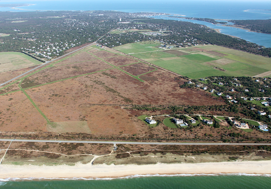 Aerial - Katama Air field and Farm - Digital Commonwealth