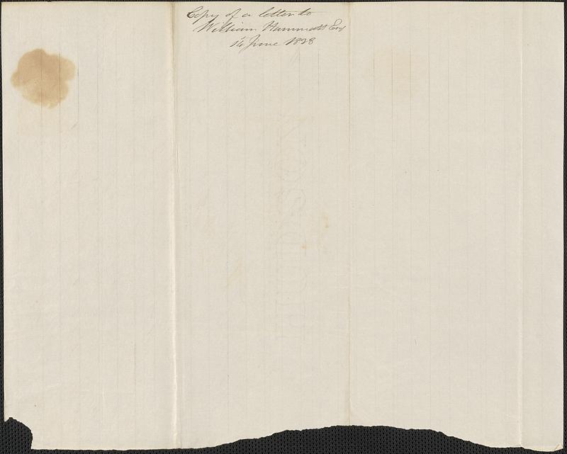 George Coffin to William Hammatt, 14 June 1838 - Digital Commonwealth
