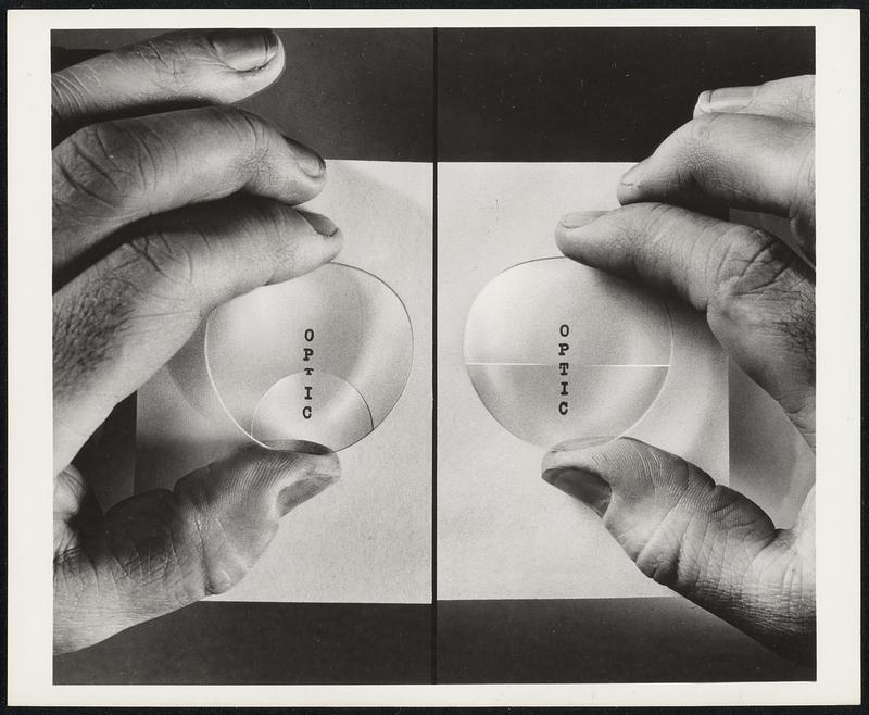 American Optical's Tillyer Executive Lens is a bifocal with a full ...